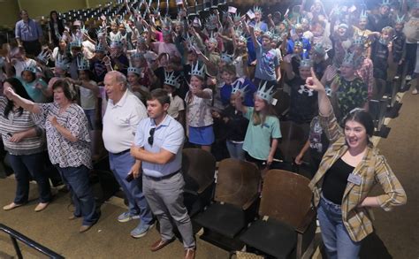 Collins Intermediate School Kickoff Their Super Citizen Journey With A Visit From Libby Liberty