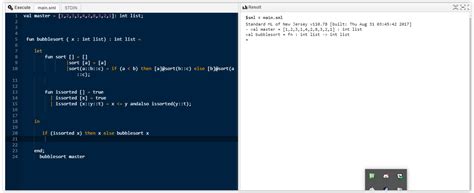 Sml Infinite Loop In Bubblesort Implementation Stack Overflow