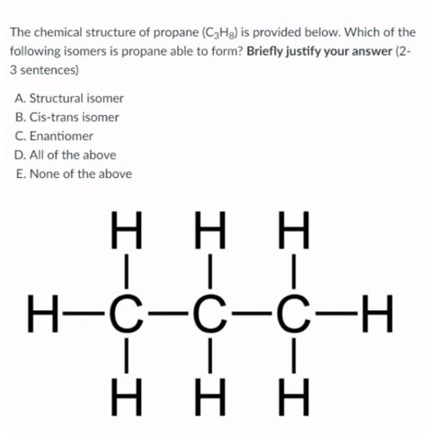 Answered The Chemical Structure Of Propane… Bartleby