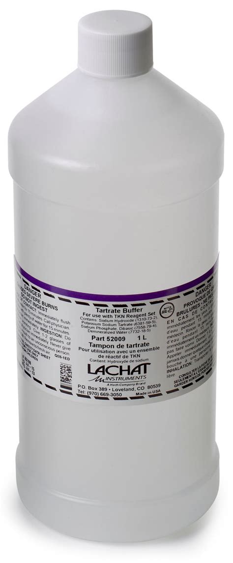 Tartrate Buffer 1 L Lachat Hach