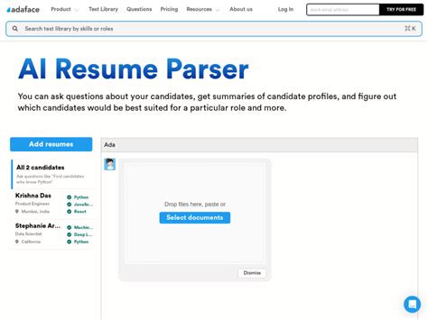 ai resume parser нейросеть