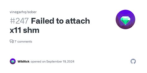 Failed To Attach X Shm Issue Vinegarhq Sober GitHub