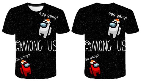 New 3d Printed Among Us T Shirts Among Us Plush Shop Official Among
