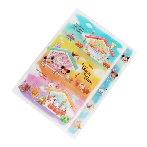 Sun Star × Disney Clear File Cute Tsum Tsum And Melody Designs Chl Store