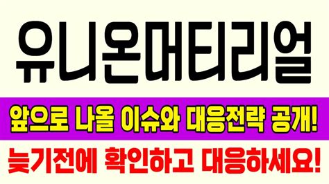 유니온머티리얼 유니온머티리얼주가전망 실리콘카바이드 페라이트 갈륨 게르마늄 희토류 테슬라 유니온머티리얼목표가 유니온머티리얼 유니온머티리얼주가전망 유니온