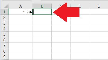 How To Convert A Negative Number Into Positive In Excel SpreadCheaters