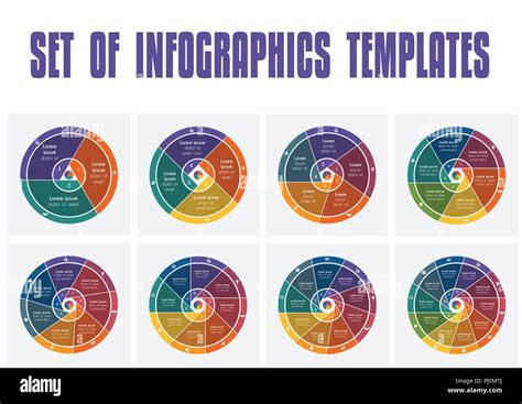 Vector Set Of Infographics Universal Flat Templates Elements