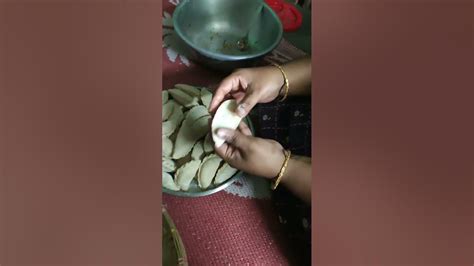 সহজেই শিখে নিননখ দিয়ে করুন ডিজাইন পুলি পিঠার 🥰🥰👌shortssubscribe