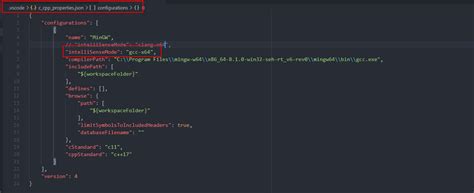 vscode 对于 C 源文件IntelliSenseMode 已根据编译器参数和探测 compilerPath 从clang x 更改为gcc x bp jISKIN 博客园