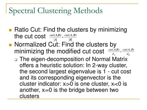 Ppt Spectral Analysis Based On The Adjacency Matrix Of Network Data