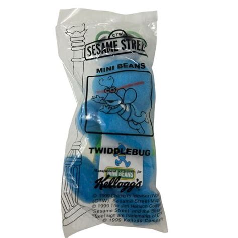 Sesame Street Toys Sesame Street Kelloggs 45 Twiddle Bug Mini Bean