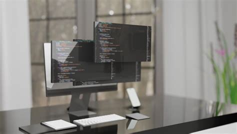 Premium Photo Unleashing Data Insights Computer With Dynamic Screen