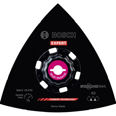 Bosch Expert Mavz 116 Rt Starlock Max Oscillating Multi Tool Sanding