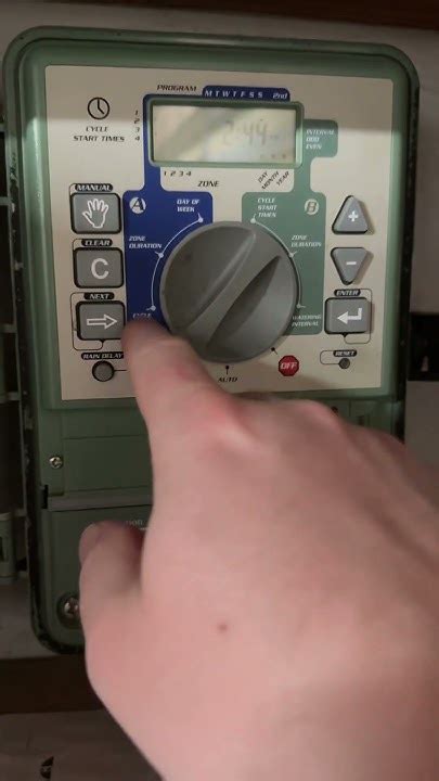 How To Program Orbit Model 57974 Sprinkler Timer Youtube