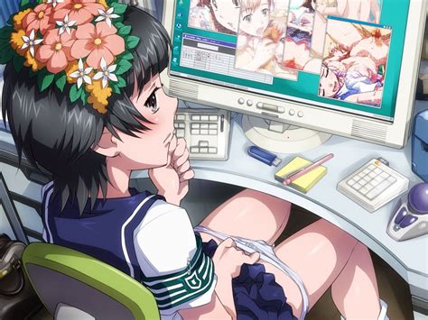 Rule 34 Black Hair Clothed Female Computer Masturbation Misaka Imouto