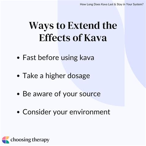 How Long Does Kava Stay In Your System