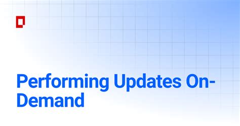 performing updates on demand faronics deploy documentation