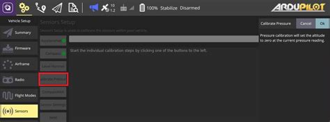 Sensor Setup ArduPilot QGC Guide Master
