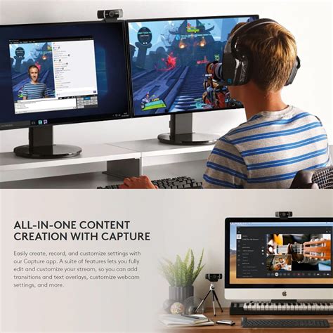 Logitech Singapore Logitech Video Conferencing Logitech Webcams Logitech C922 Logitech