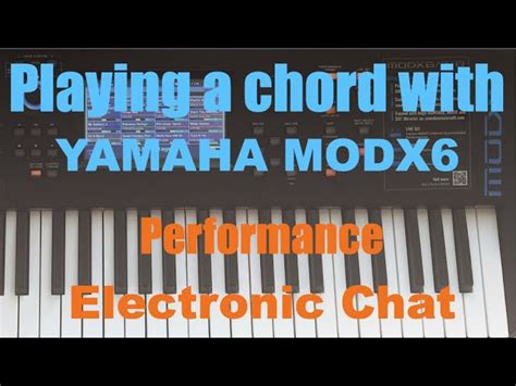 Playing A Chord With Yamaha Modx6 Electoronic Chat Chords Chordify