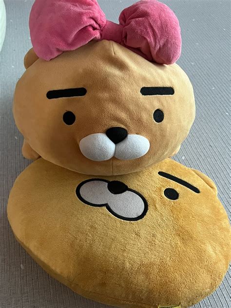 라이언 바디필로우 얼굴인형 라이 당근 중고거래