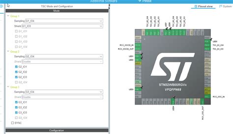 solved unable to understand tsc connections in stm32wb
