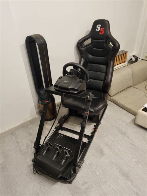 Driving Rig Logitech Controller Set Video Gaming Gaming Accessories Controllers On Carousell