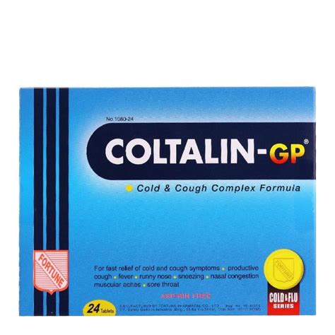 Fortune Coltalin Gp 24s Western Medicine Watsons Hong Kong