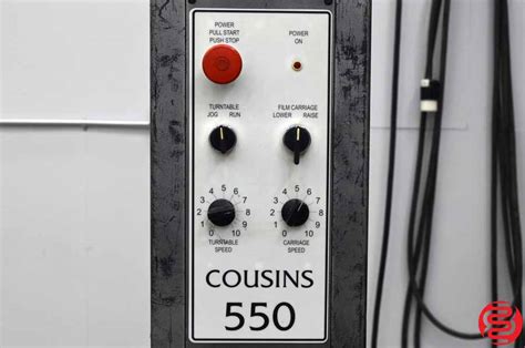 Cousins 550 Pup Stretch Wrap Pallet Wrapping Machine Boggs Equipment