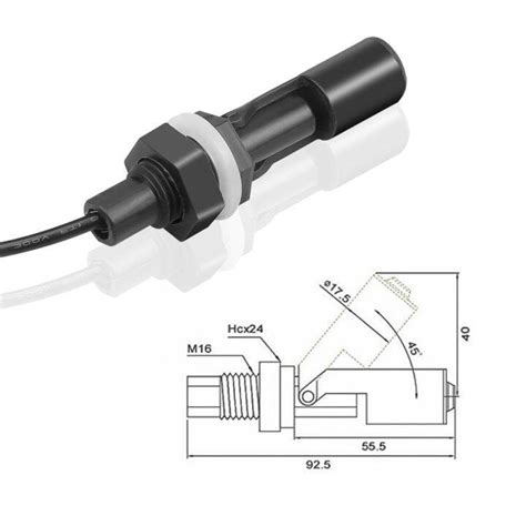 Horizontal Float Sensor Switch Liquid Water Level Sensor Controller Switch For Power Head