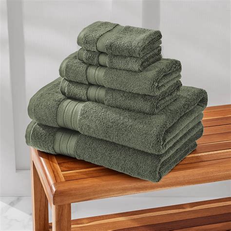 Members Mark 6 Piece 100 Organic Cotton Towel Set