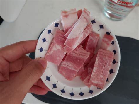 베이컨 요리 베이컨 감자채볶음 만들기