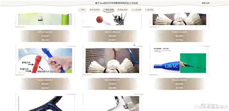 基于数据可视化springbootvue的羽毛球馆管理系统设计与实现 Csdn博客