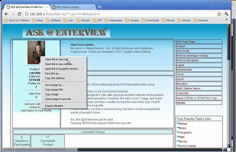 Asp Classic Lesson 3 Updating Record Selecting Records Youtube