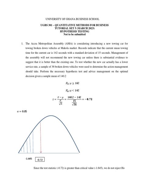 Sol Tutorial Set 5 Hypothesis Pdf Standard Deviation Statistical Hypothesis Testing