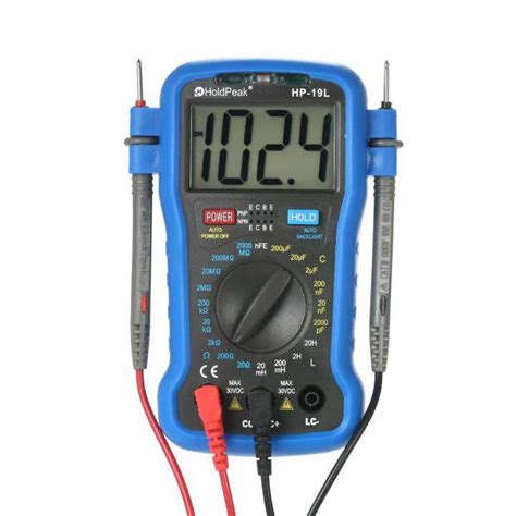 Holdpeak Backlight Lcd Digital Lcr Multimeter Resistance Capacitance Inductance Transistor Hfe