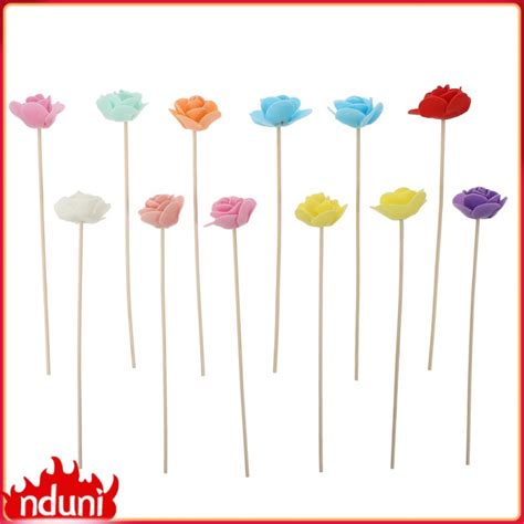 Scented Oil Sticks Rose Sticks Essential Oil Diffuser Stick Refreshing Air Perfume Diffuser