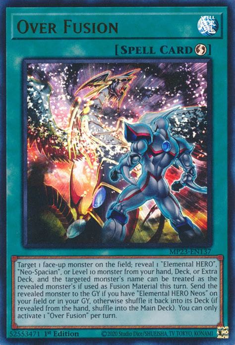 Mp23 En137 Over Fusion Yu Gi Oh