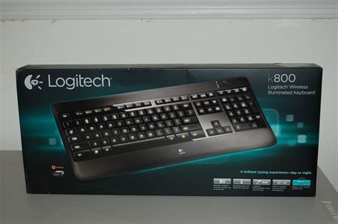 Logitech Illuminated K800 Computer Wireless Keyboard Wit Backlit Keys