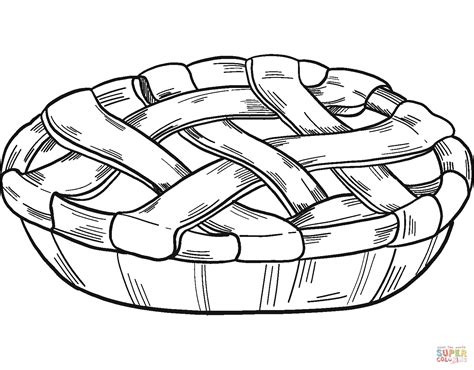 Eple Pai Fargelegge Tegninger Fargelegging Gratis