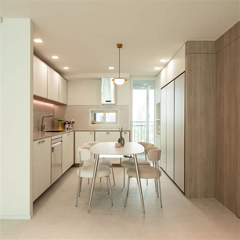 미니멀 감성을 담은 우드톤의 따뜻한 신혼집울산 남구 일동미라주 29py 인테리어 라이프스타일 슈퍼앱 오늘의집