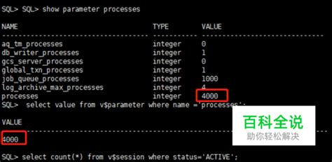 Oracle数据库查看并修改最大连接数 【百科全说】