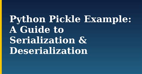 Pickle Complete Guide Progressive Robot