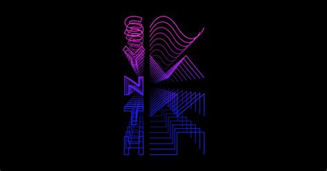 Synth Waveform Audio Analog Design Modular T Synthwave Sticker Teepublic