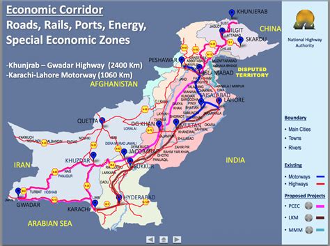China Pakistan Economic Corridor Cpec Route Map