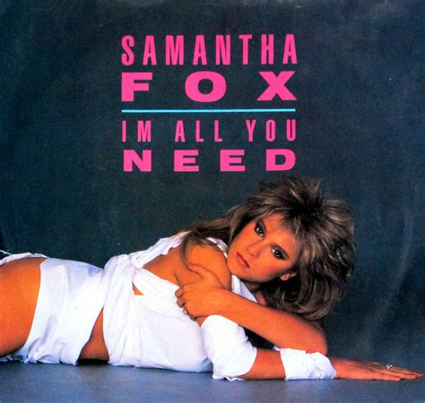 Samantha Fox Im All You Need 7 Single Vinyl Album Cover Gallery