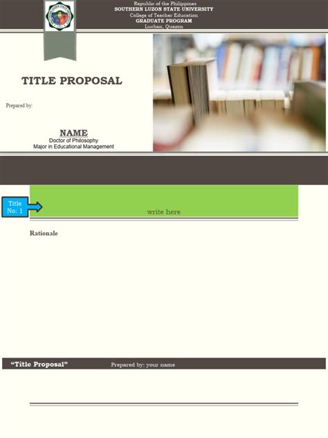 For Title Proposal Pdf Job Satisfaction Survey Methodology