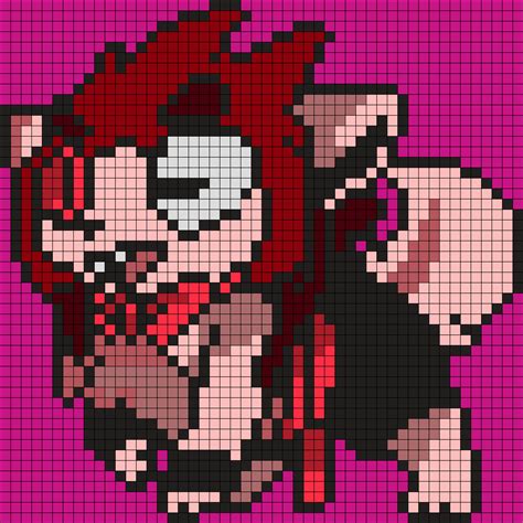 Gem Cat Ruby Perler Bead Pattern Bead Sprites Characters Fuse Bead Patterns