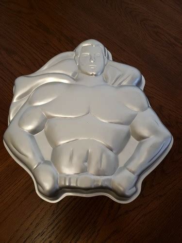 Vintage 1977 Wilton Dc Comic Super Hero Superman Batman Cake Pan Used