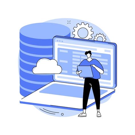 Premium Vector Big Data Programming Abstract Concept Vector Illustration